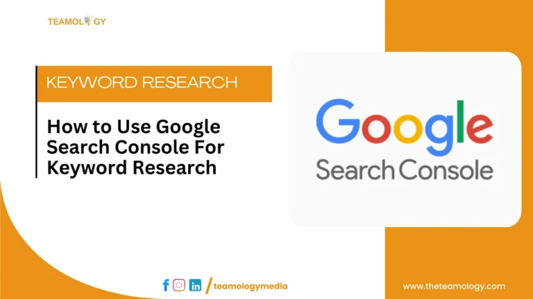 How to Use Google Search Console For Keyword Research