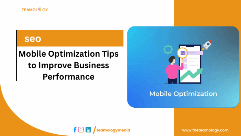 Mobile Optimization Tips to Improve Business Performance - Teamology