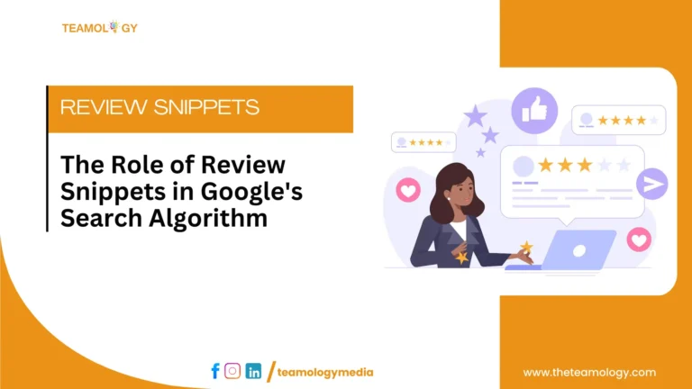 The Role of Review Snippets in Google's Search Algorithm